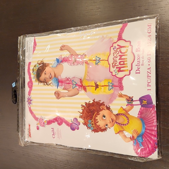 Disney | Costumes | Disney Fancy Nancy Childs Delux Boa 6in New | Poshmark